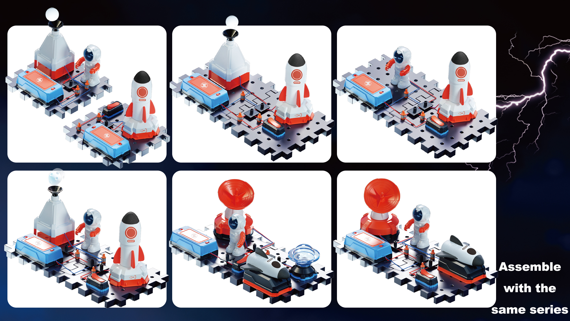 Aerospace Building Block (Set B) - Topskytoys